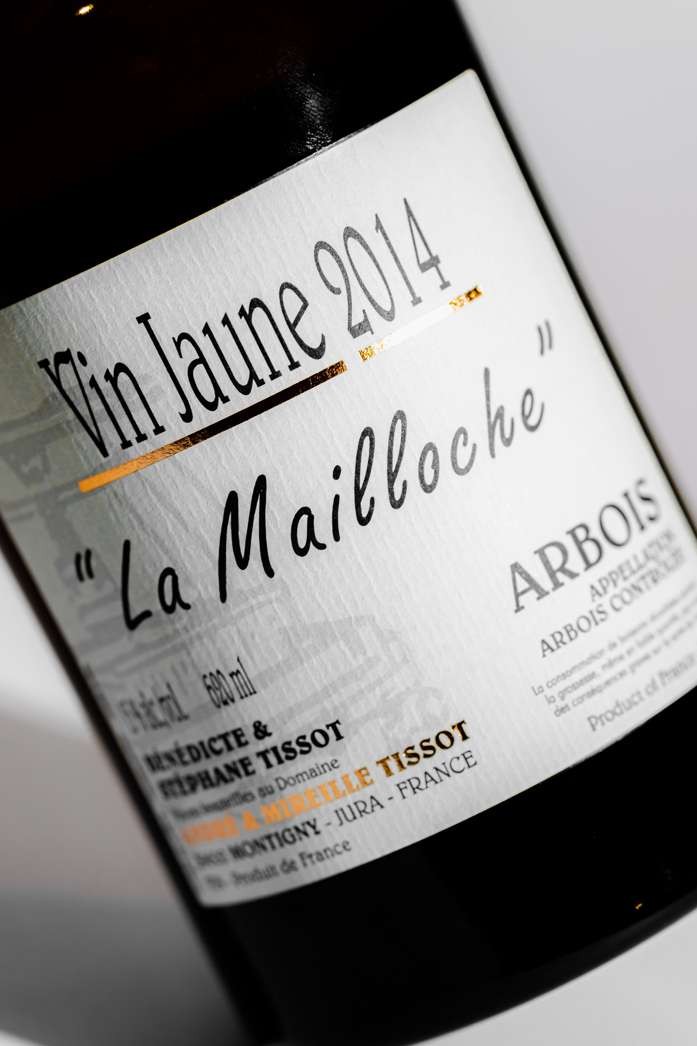 Tissot Arbois Vin Jeaune La Mailloche, vino amarillo seco de viñedos ...